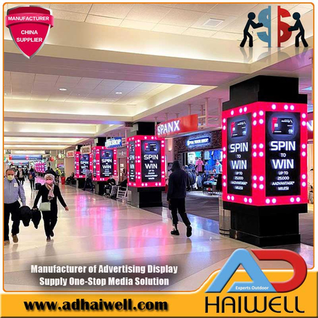 Column LED Display | Creative LED Screen Manufacturer |Adhaiwell