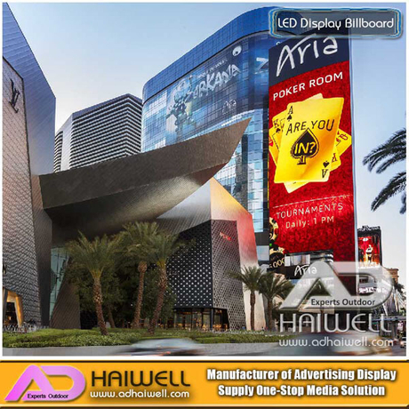 Customized Design Plaza Outdoor LED Screen Display Billboard Structure ...