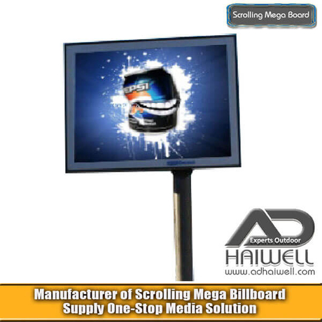 Unipole Digital Scrolling LED Display Billboard - Manufacturer |Adhaiwell