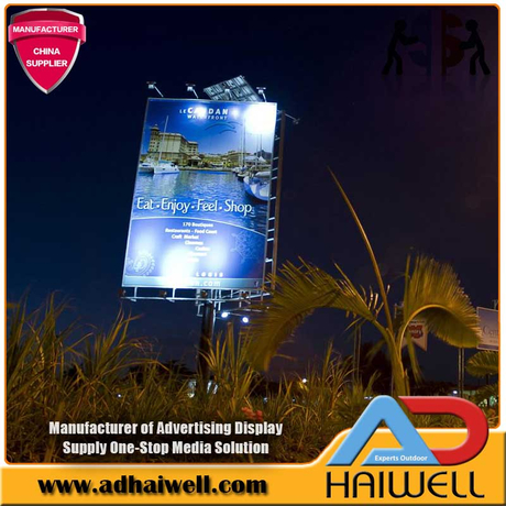 Energy Saving Solar Powered Electronic Advertising Billboards | Adhaiwell