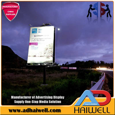 Outdoor Solar Powered Lighting System Digital Advertising Screen ...